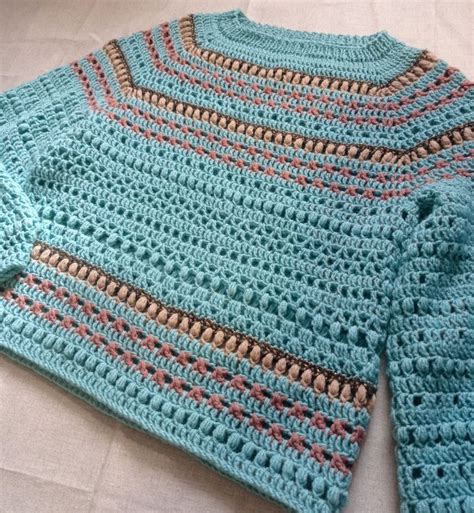 Вязаный джемпер в полоску Женский свитер в интернет магазине на Ярмарке Мастеров Джемперы