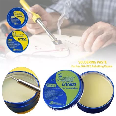 Lead Free Solder Flux Paste Halogen Free Rosin Based Flux Bga Pcb Reballing 15 52 Picclick Au