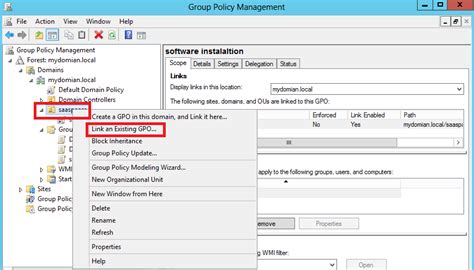 install software from domian on client pc via gpo networkstip networking ccna centos ubuntu sql