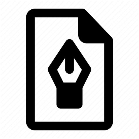 Vector File Format Graphic Design Document Icon Download On Iconfinder