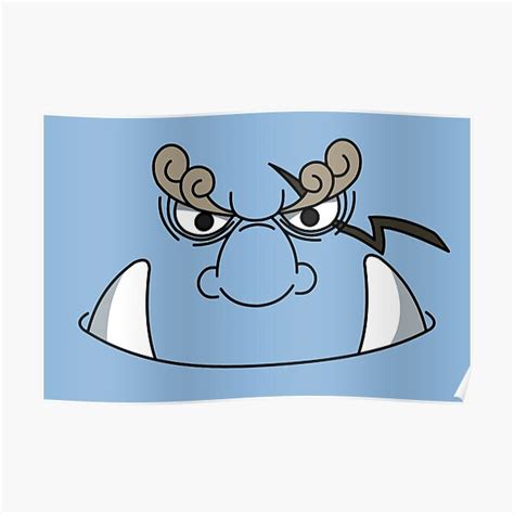 Jimbe Face Poster For Sale By Curiousq Redbubble