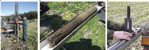 Soil Coring For Vnir Soil Scanning A Hydraulic Rig For Extracting