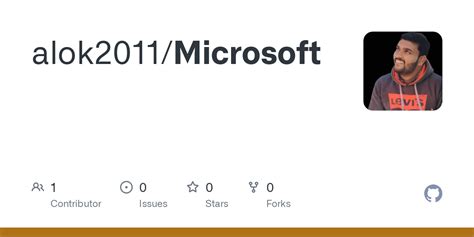 GitHub Alok2011 Microsoft