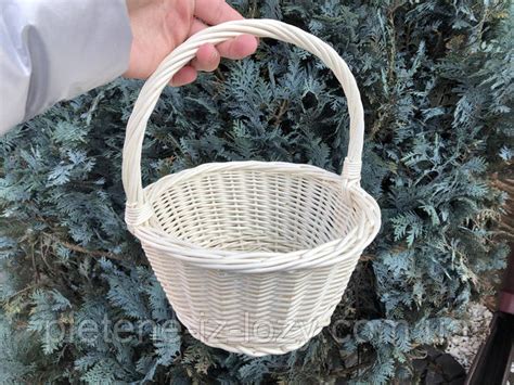 Купити Плетена корзина із лози «Ягідна Корзина на Спаса Дитячий кошик ціна 270 ₴ Prom Ua