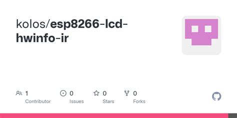 Github Kolos Esp8266 Lcd Hwinfo Ir