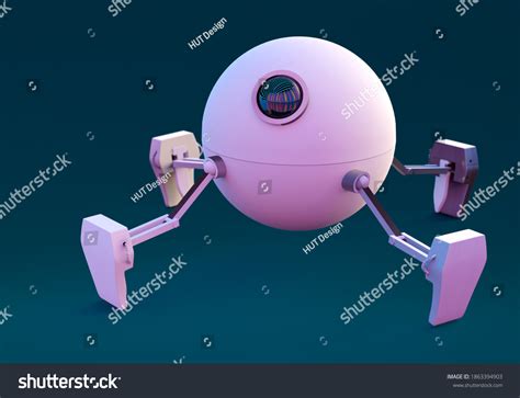 Tiny Robot Camera 3d Rendering Stock Illustration 1863394903 Shutterstock