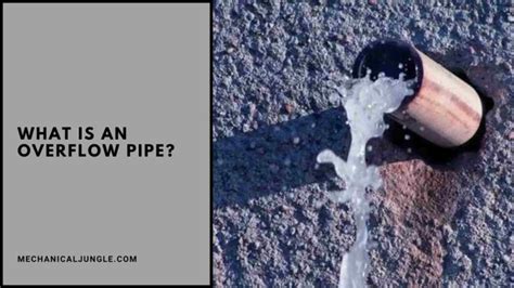 What Is An Overflow Pipe How To Fix A Leaking Overflow Pipe Overflow Pipe Leak Boiler