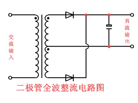 二极管全波整流电路图 百度知道