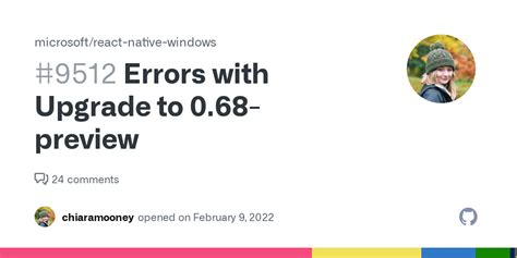 Errors With Upgrade To Preview Issue Microsoft React Native Windows Github