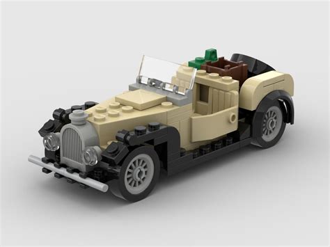 Lego Moc Adventurers Vintage Car By Spiderbyte Rebrickable Build
