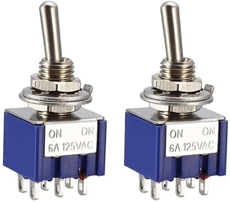 Mini Latching Toggle Switch DPDT ON OFF ON Pin Position Mini Latching Buy In Pakistan