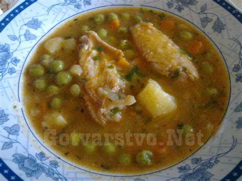 Яхния с грах и пилешки крилца Gotvarstvonet