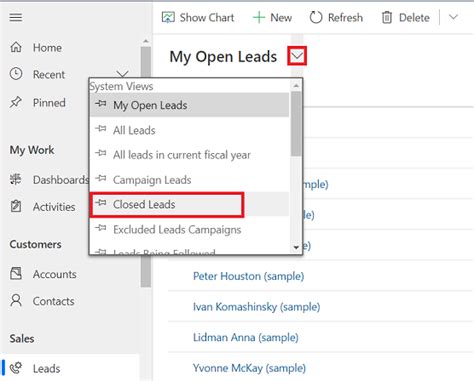 重新開啟潛在客戶 Dynamics 365 Sales Microsoft Learn