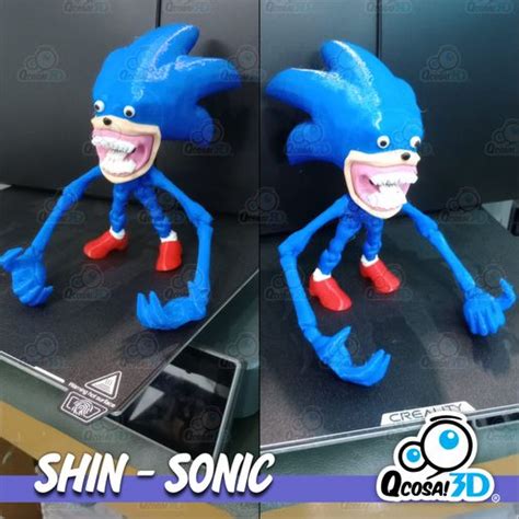 🎨 Shin Sonic・ Stl File For 3d Printing・cults