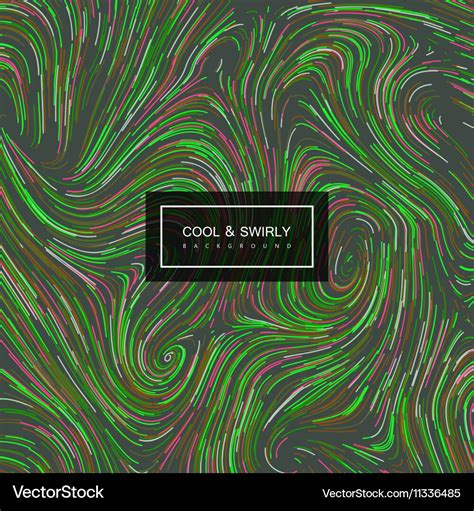 Abstract Artistic Curl Background Royalty Free Vector Image