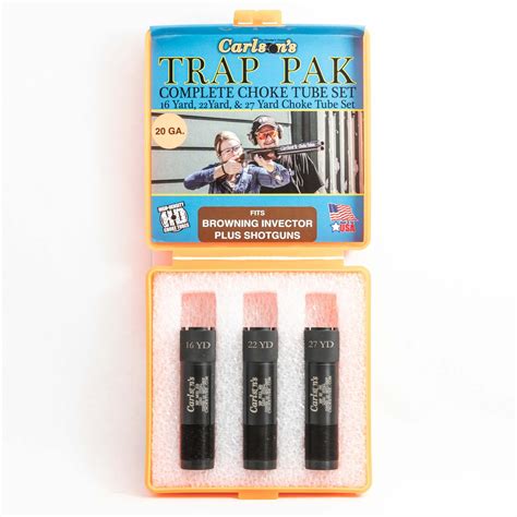Browning Invector Plus Trap Pak 20ga Carlsons Choke Tubes Llc