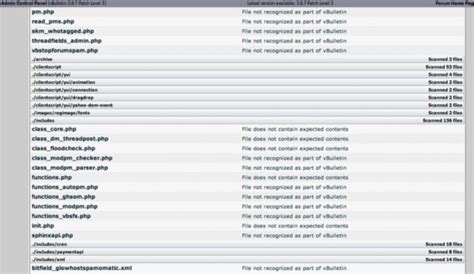 VBulletin Conditional Malware MyFTP Biz Malicious IFrames
