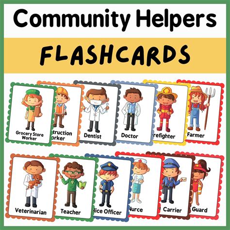 Printable Community Helpers Printable Free Templates