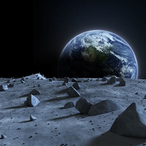 La Luna Vista Desde La Tierra