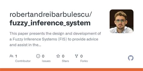 github robertandreibarbulescu fuzzy inference system this paper