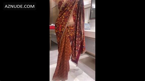 Mouni Roy Teasing In Sexy Saree Aznude