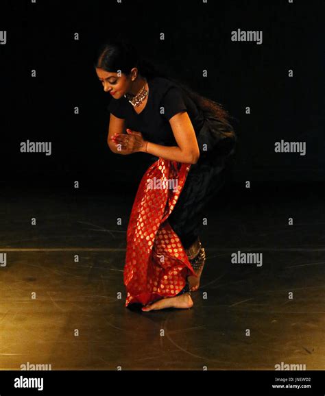 London Uk 30 July 2017 World Renowned Dancer Arunima Kumar Performing In The Bunker Theatre In