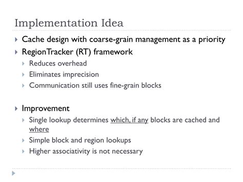 Ppt A Framework For Coarse Grain Optimizations In The On Chip Memory