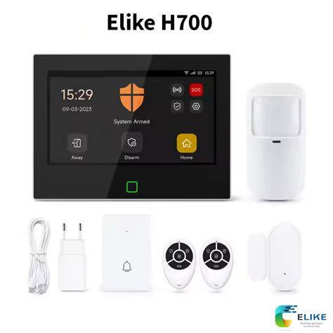 Elike H700 Kit Alarma Wifi Premium 4gwifi Tuya App Elike