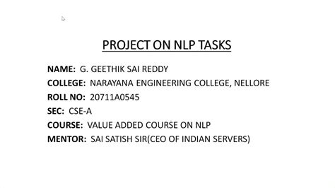 Geethik Sai Reddy On Linkedin Narayanaengineeringcollege Indianservers