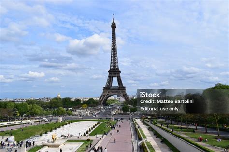 화창한 봄날 에펠탑의 아름다운 전망 파리의 가장 유명한 기념물의 숨막히는 전경 강에 대한 스톡 사진 및 기타 이미지 Istock