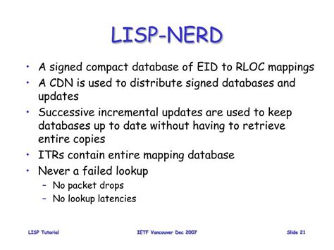 Ppt Locatorid Separation Protocol Lisp Tutorial Powerpoint