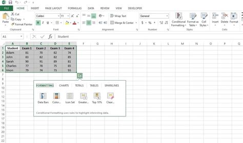 Where Is The Quick Analysis Tool In Excel And How To Use It