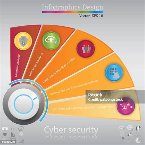 현대 깨끗 한 비즈니스 동그라미 종이 접기 스타일 타임 라인 배너입니다 벡터입니다 워크플로 레이아웃 다이어그램 사이버 보안 개념 아이콘 세트 타임 라인 인포 그래픽 웹