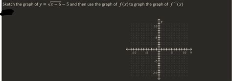 solved sketch the graph of y x−6−5 and then use the graph of