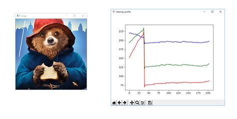 Python How To Extract An Intensity Profile Along A Line Stack Overflow
