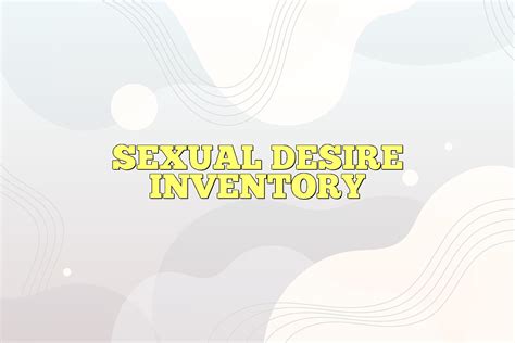 Sexual Desire Inventory