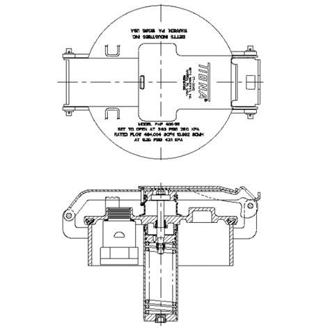 Model 710 Model Paf 406 98 Surge Dot 406 Pressure Relief Device Betts