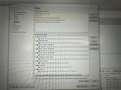 Awr2944evm 2944 Demo Code Failed To Compile Using Ccs Sensors Forum