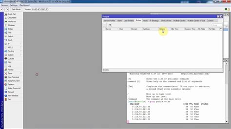 Hotspot Setup Mikrotik Youtube