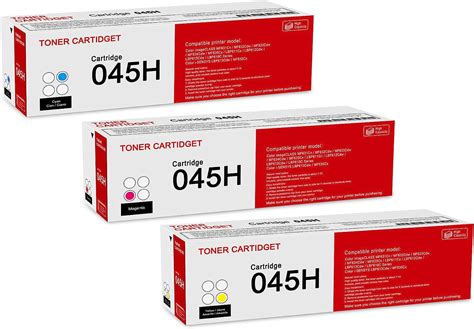3 Pack 045h Cmy Toner Cartridge Compatible Crg 045h