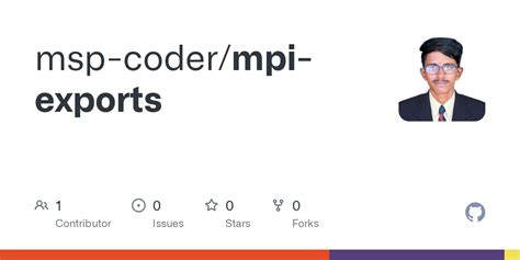 Github Msp Codermpi Exports