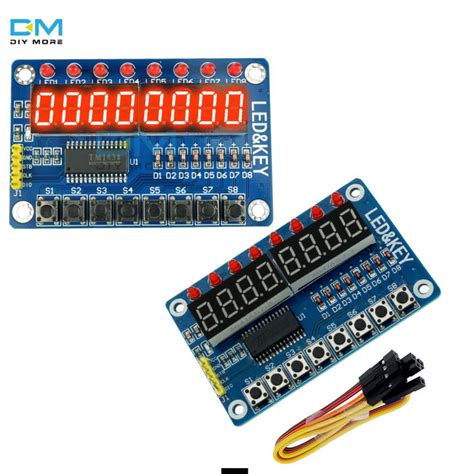 Tm1638 Digital Led Display Tube Led Display Module Module Key Display Avr Display Module For