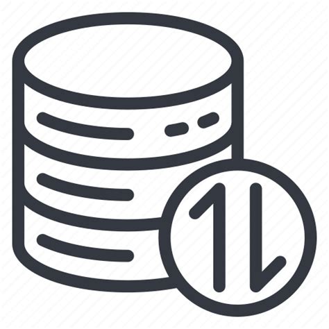 Database Server Storage Upload Download Internet Icon Download