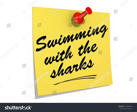 Note Pinned White Background Text Swimming Stock Illustration 139338815