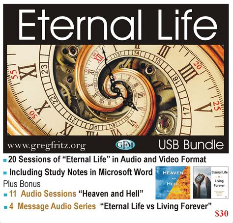 Eternal Life Usb Bundle Greg Fritz Ministries