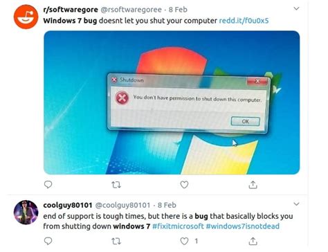 Windows un bug empêche d éteindre les PC voici la solution