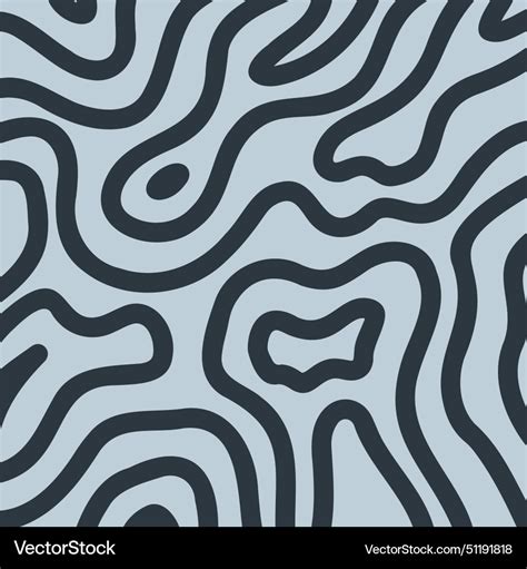 Abstract Hand Drawn Doodle Style Pattern Vector Image