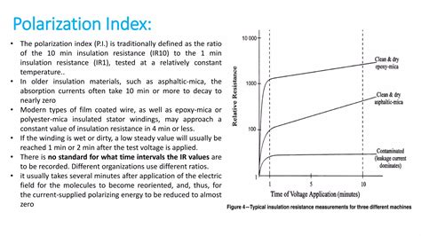 Concept Of Insulation Resistance And Polarization Index Pptx