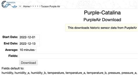 Python Script To Retrieve Historical Data Api Purpleair Community