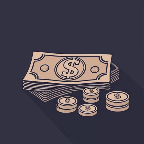 A Stack Of Dollar Bills With A Dollar Bill On The Top Premium Ai Generated Image